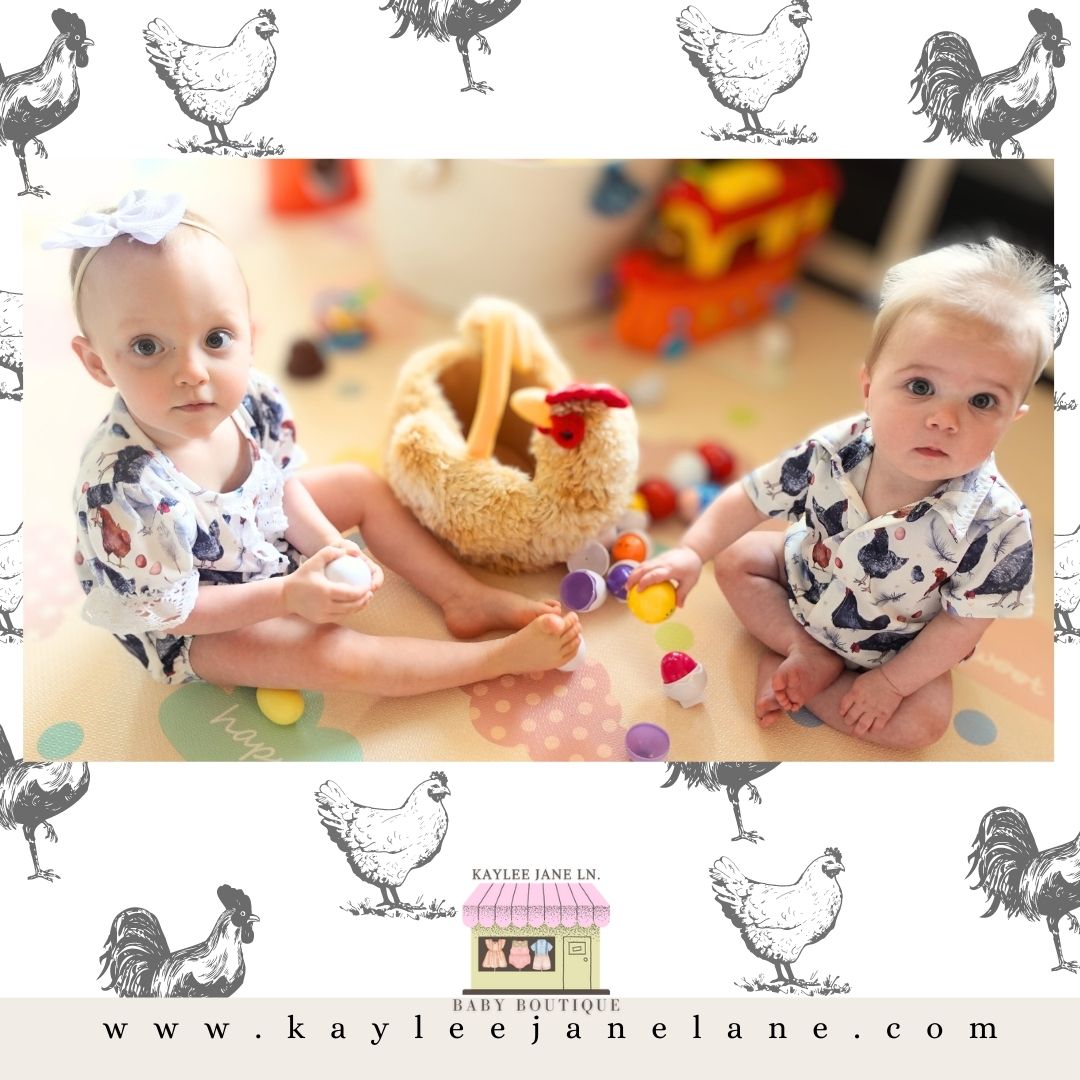 Matching Chicken Outfit Boys/Girls – Kaylee Jane Lane Baby & Children's ...
